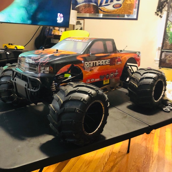 Games | Rampage Mt V3 15 Scale Gas Rc Truck | Poshmark